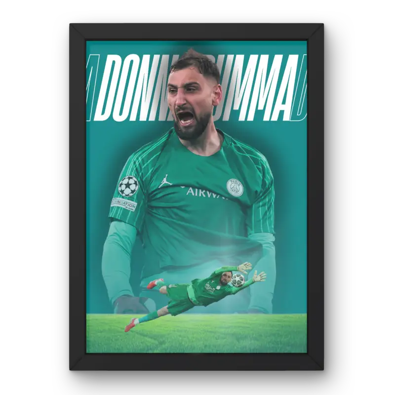Football Frame - Donnarumma Frame - PSG – Cadre Perso